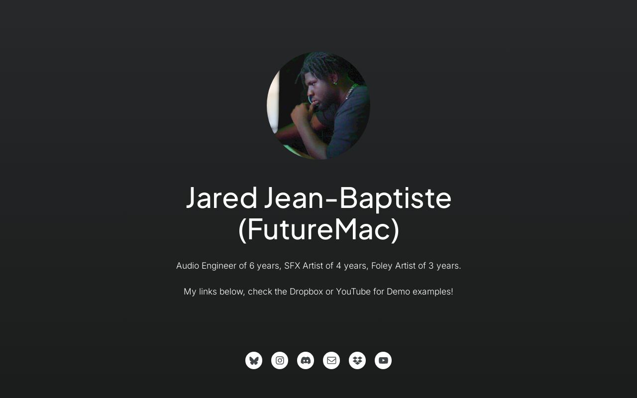 Jared Jean-Baptiste || Audio Engineer